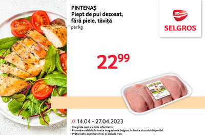 Selgros - Piept de pui dezosat